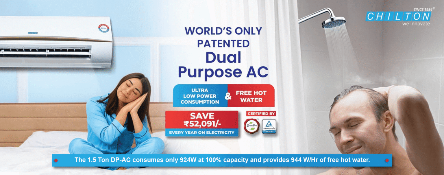 DP-AC | ultra low power consumption and free hot water